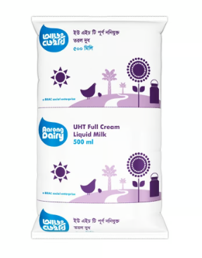 Aarong Full Cream Liquid UHT Milk 500 ml | HomeMac Super Shop